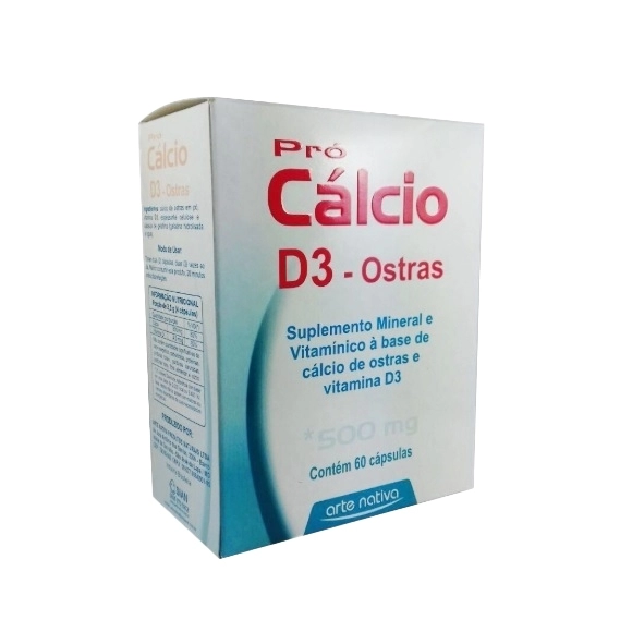 PRO CALCIO-D3 500MG C/60CAPS (24)