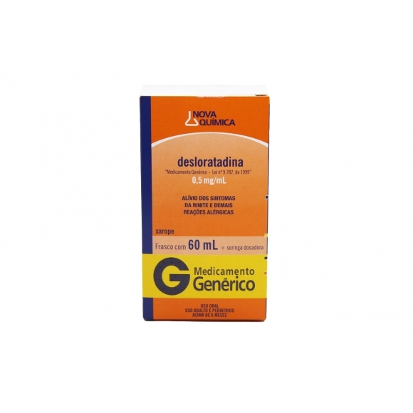 DESLORATADINA 0,5MG/ML 60ML (25)