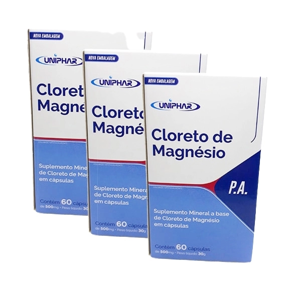 CLORETO DE MAGNESIO PA 500MG 60COMP (48)