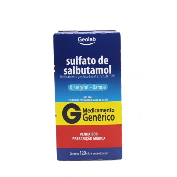 SULF SALBUTAMOL XPE 0,4MG/ML 120ML (24)