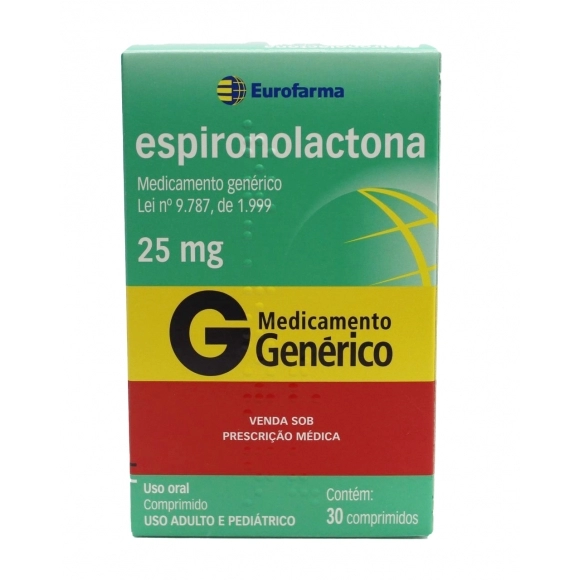 ESPIRONOLACTONA 25MG C/30COMP