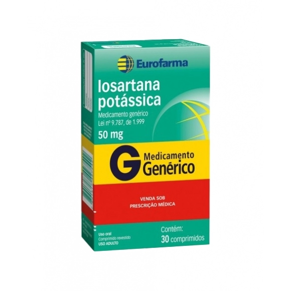 LOSARTANA POTASSICA 50MG C/30COMP