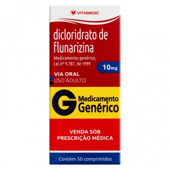 DICLOR DE FLUNARIZINA 10MG C/50 COMP (60)