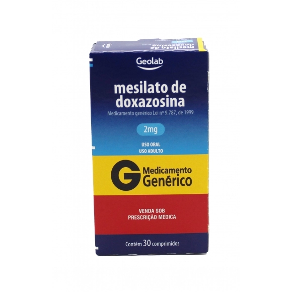 MESILATO DOXAZOSINA 2MG 30 COMP