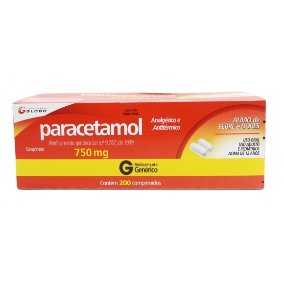 PARACETAMOL 750MG 20X10 COMP (24)