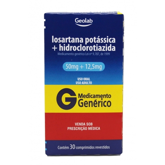LOSARTANA 50MG+HIDROCL 12,5MG 30COMP