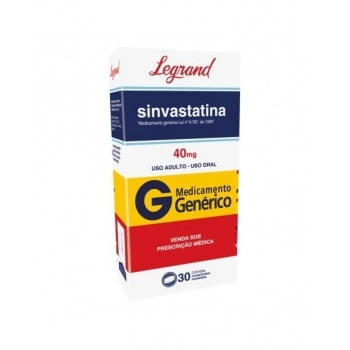 SINVASTATINA 40MG 30COMP (200)
