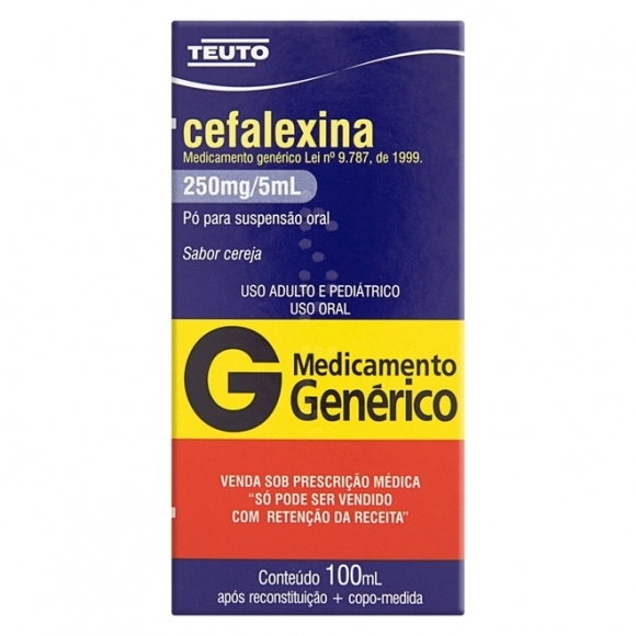 CEFALEXINA SUSP 250MG 100ML (50)