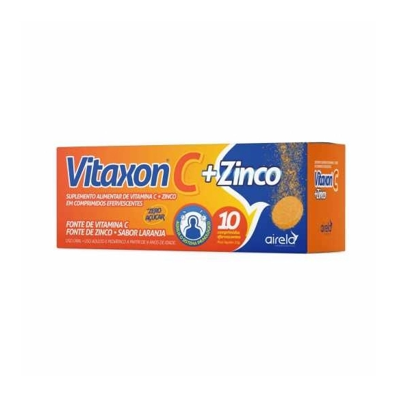 VITAXON C + ZINCO ACIDO ASCORBICO C/10 COP EFEV (120)