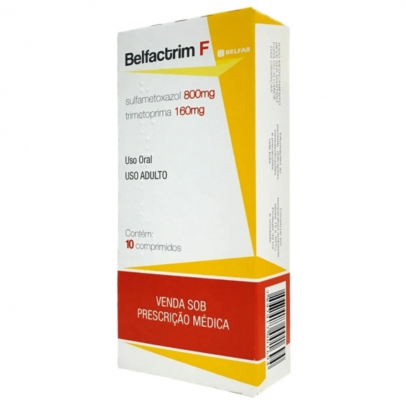 BELFACTRIM F - SULFAMETOXAZOL + TRIMETROPRIMA C/10COMP