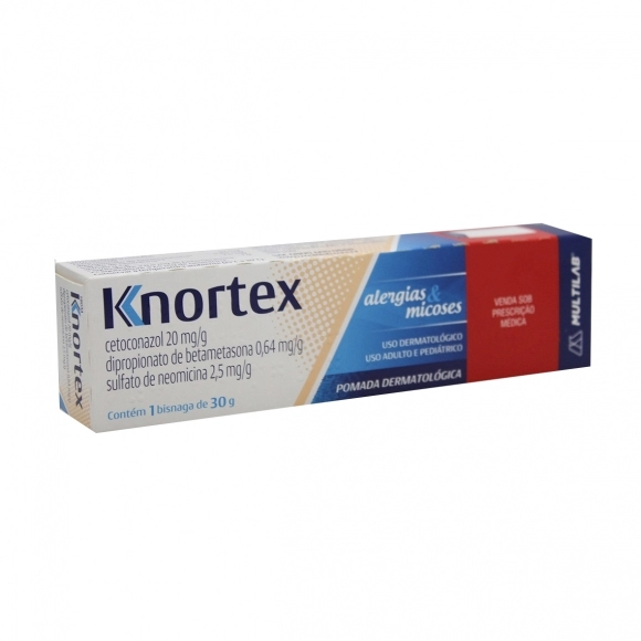 KNORTEX-CETOCONAZOL + BETAM + NEOM POM 30G(60)