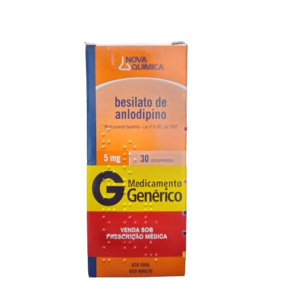 BESILATO DE ANLODIPINO 5MG C/30 COMP