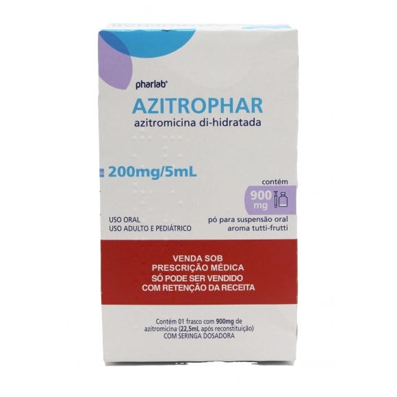AZITROPHAR - AZITROMICINA 900MG SUSP (48)